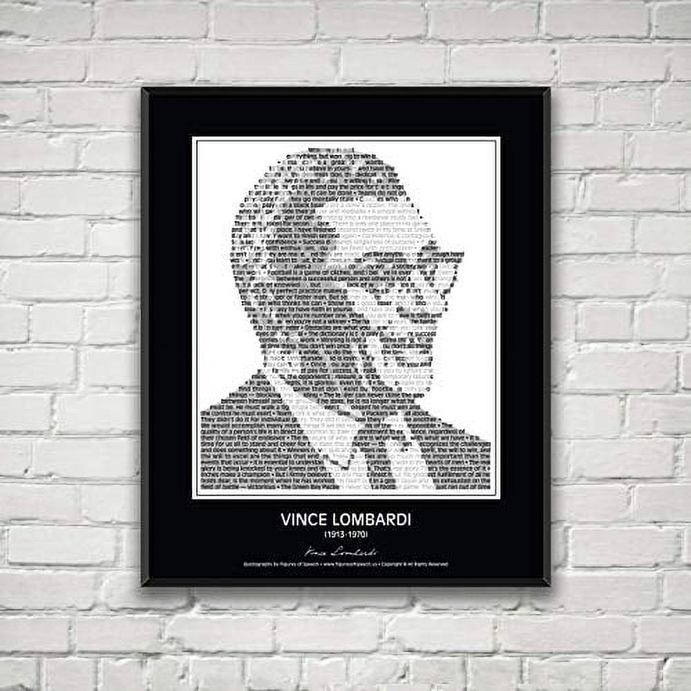 Motivational Vince Lombardi Quotes Wall Decor. Vince Lombardi Poster ...