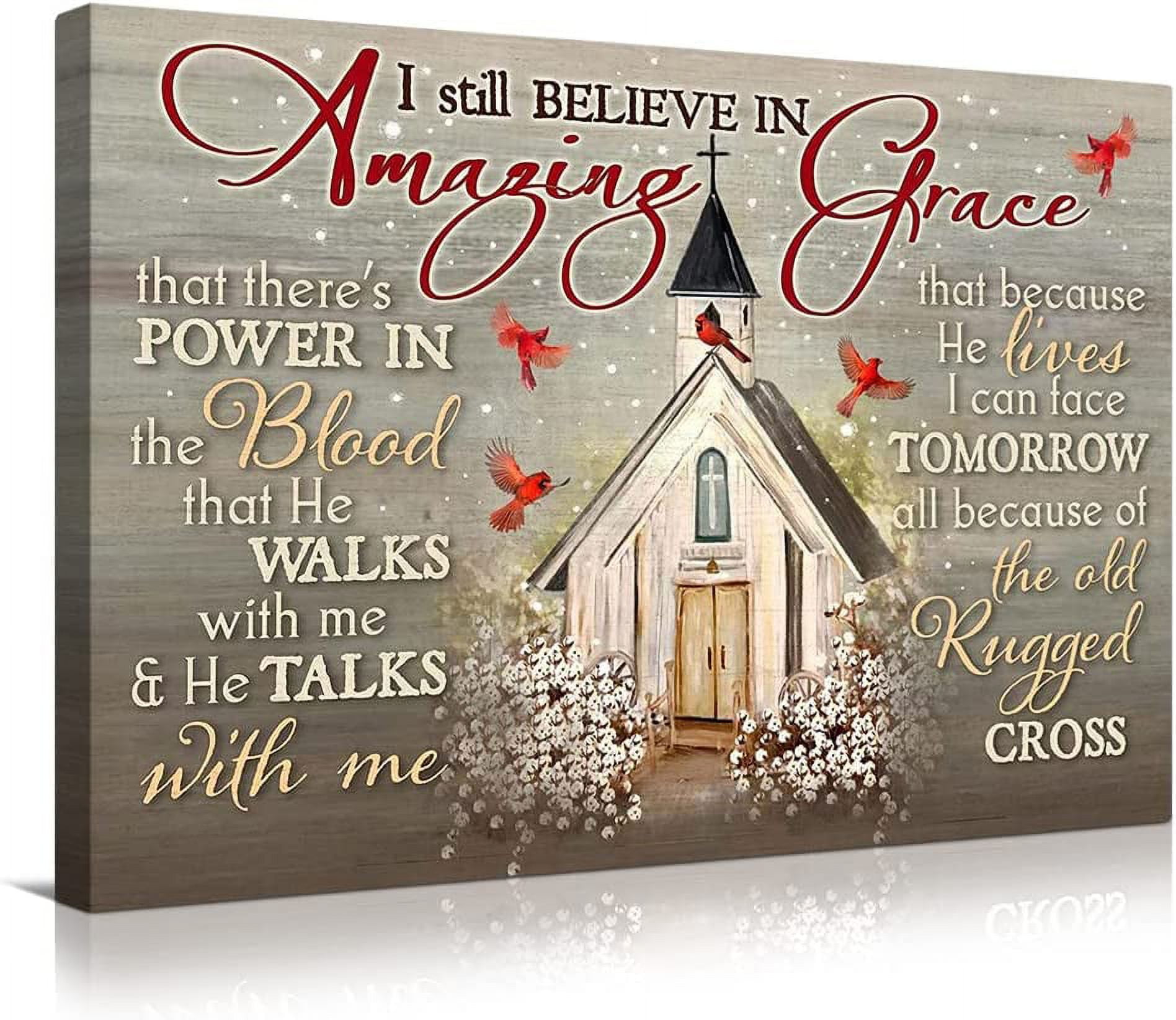 Motivational Wall Art Christian Canvas Wall Art Church Believe In ...