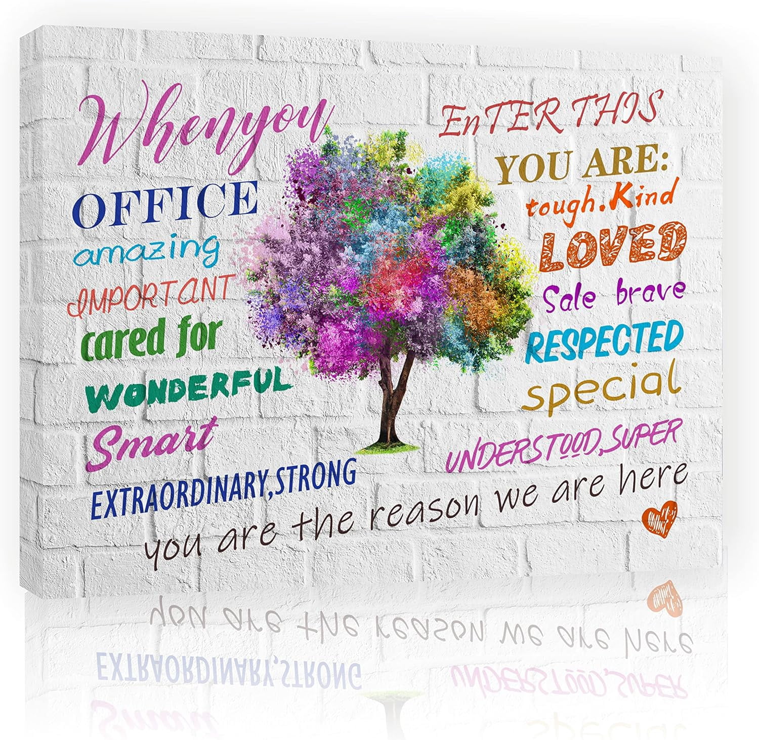 Motivational Wall Art Decor Inspirational Quotes positive for Home ...
