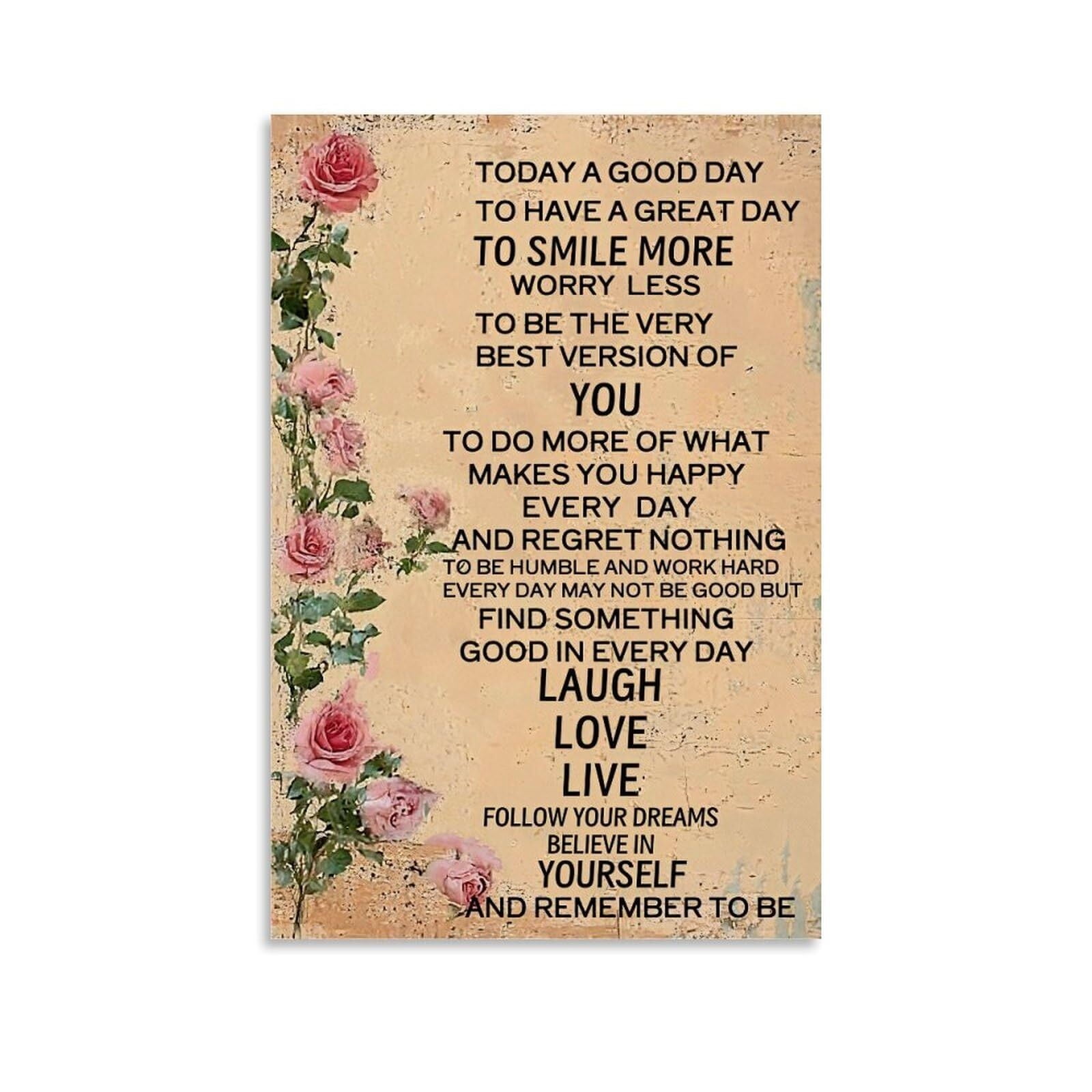 Motivational Wall Art Today Is A Good Day to Have A Great Day Print ...