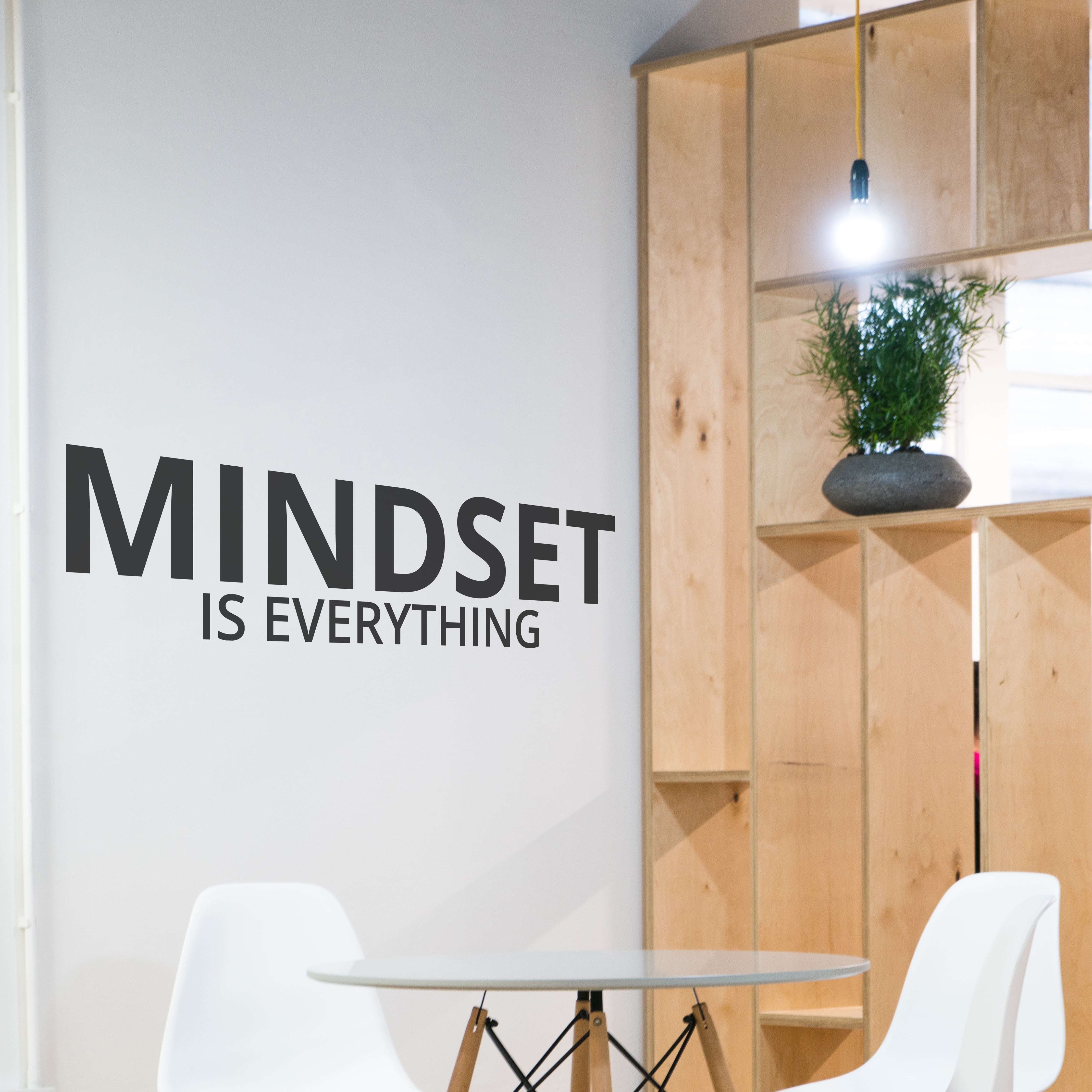 Motivational Wall Decal Sticker Quote Vinyl Wall Art Decor - Mindset is ...