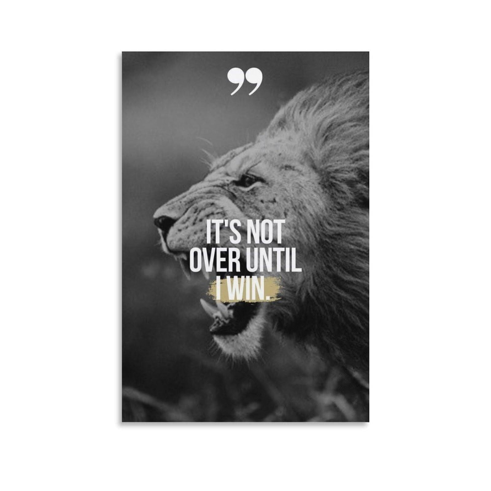 Motivational Wall Decor,Success Quotes Poster Canvas Wall Art Poster ...