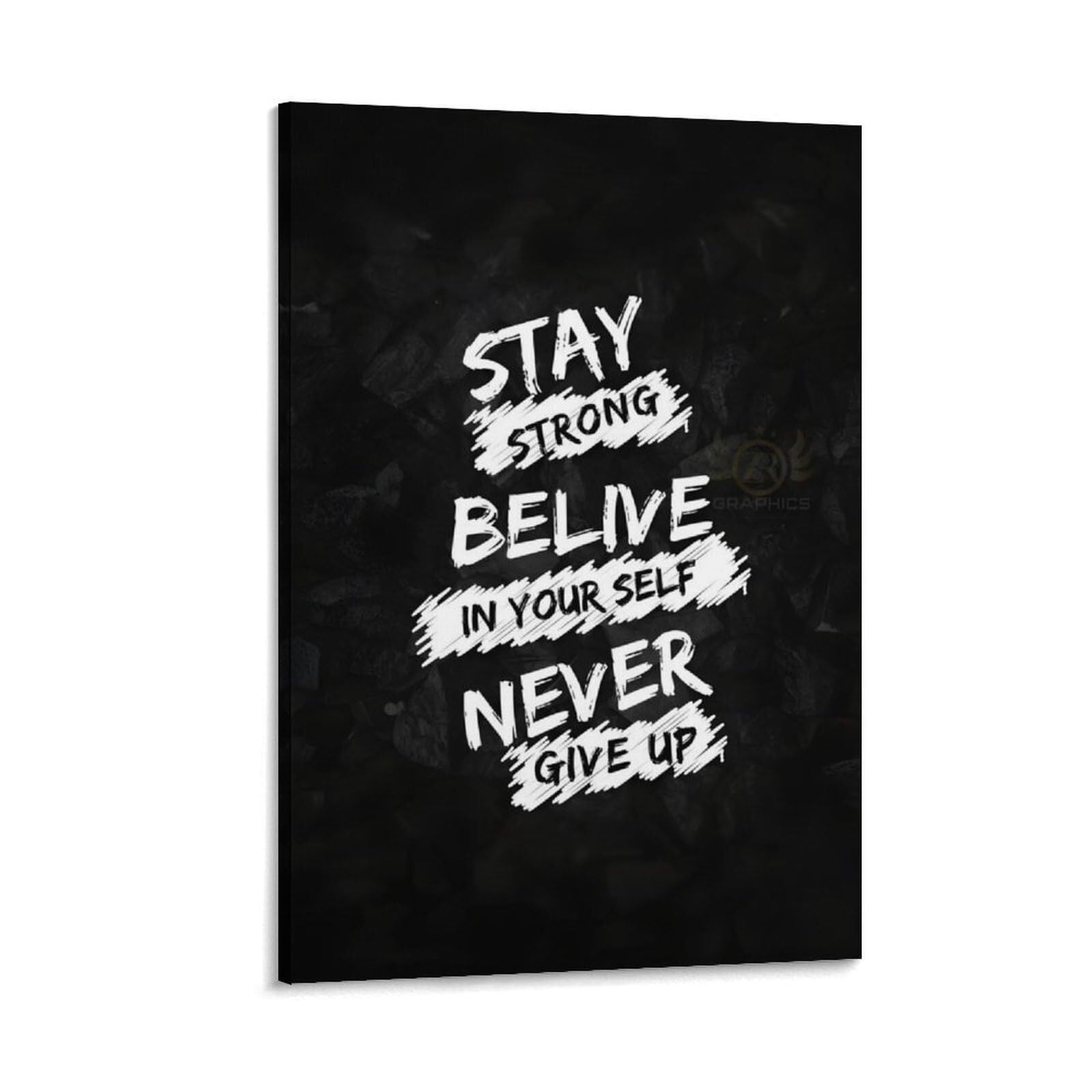 Motivational Wall Decor,Success Quotes Poster Painting On Canvas Wall ...