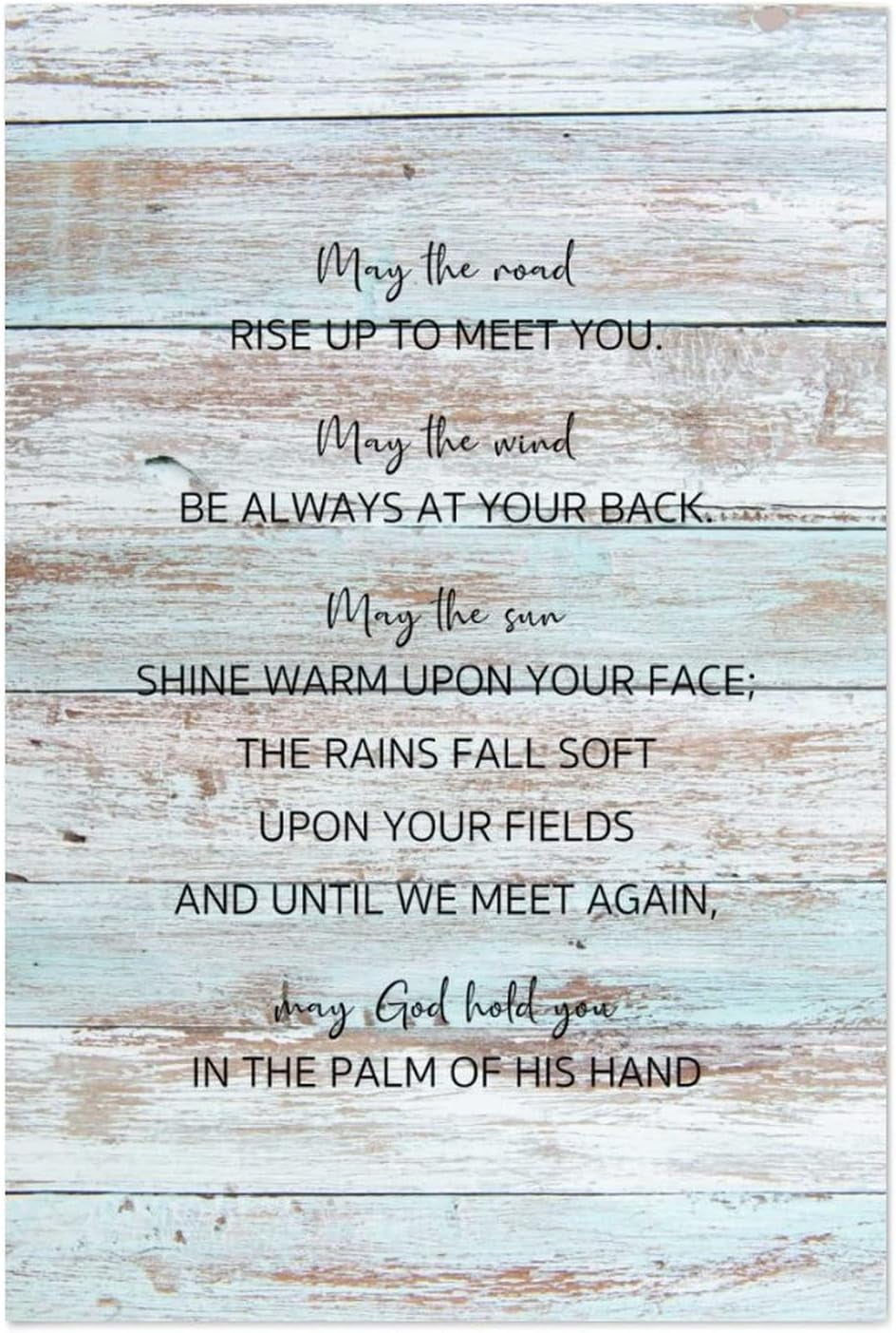 Motivational Wood Sign, Hanging Vintage Wall Art Decor, Welcome Front ...