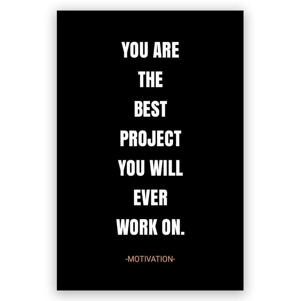 Motivational Workout Quote Wall Art You are the Best Project ...