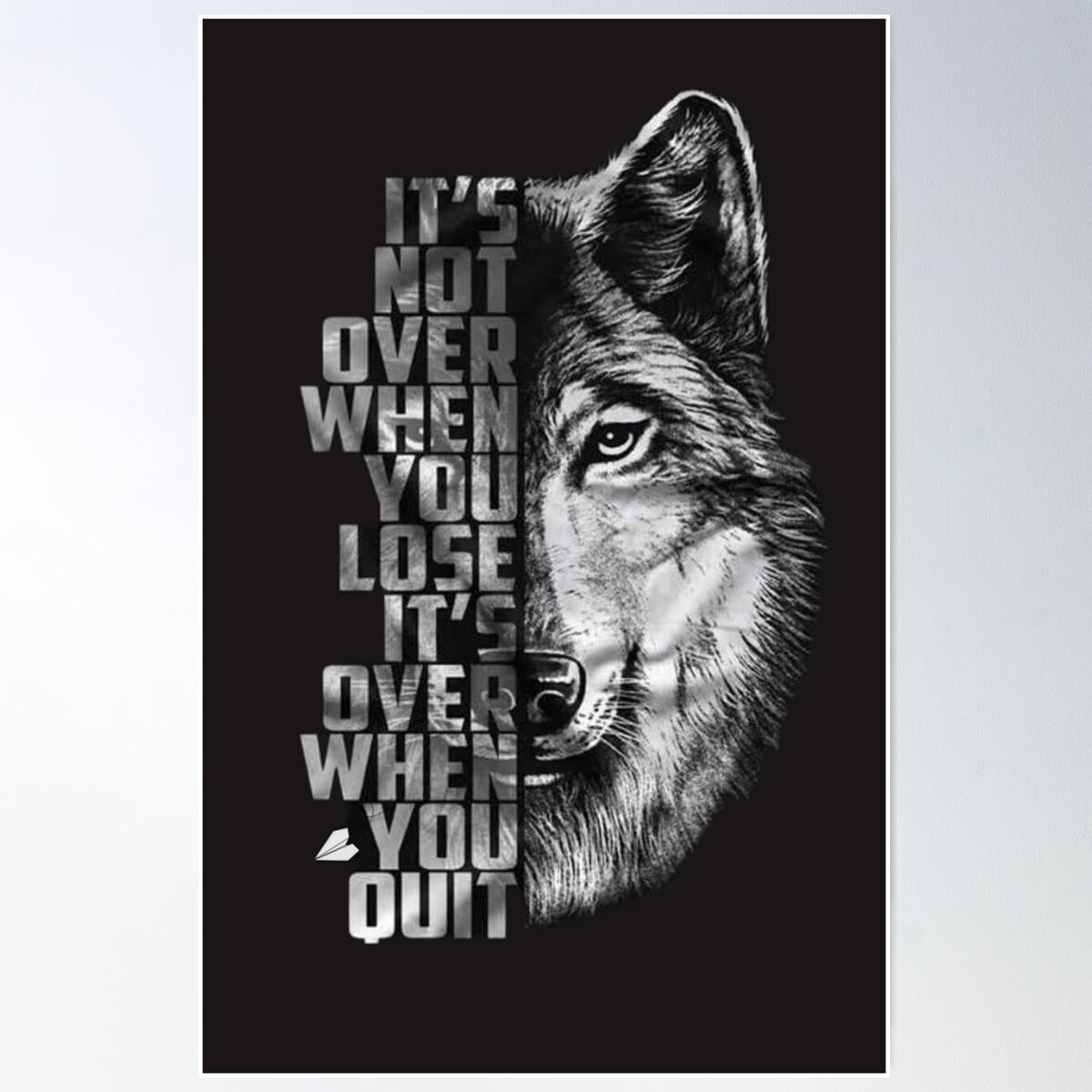 Motivational quote about continuity Poster, 12x18 UNFRAMED - Walmart.com