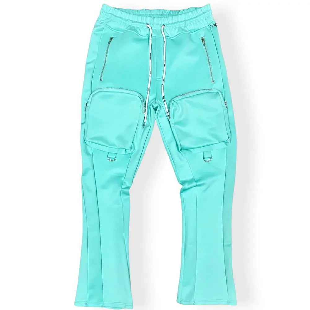 Motive Denim Men Stacked Track Pants Mint - Walmart.com