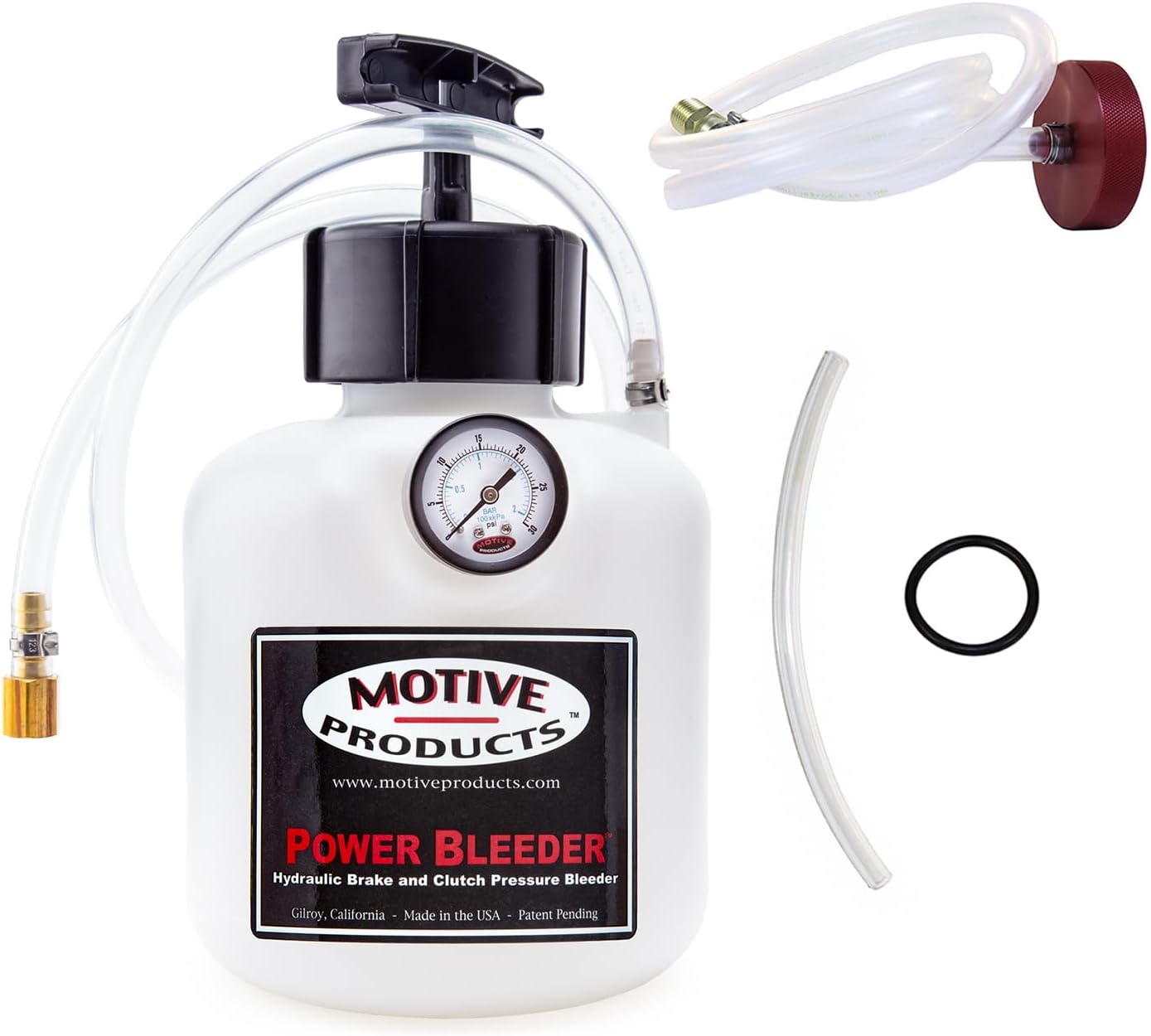 Motive Products 0117 Black Label Power Bleeder 2-Quart Tank with Hose ...