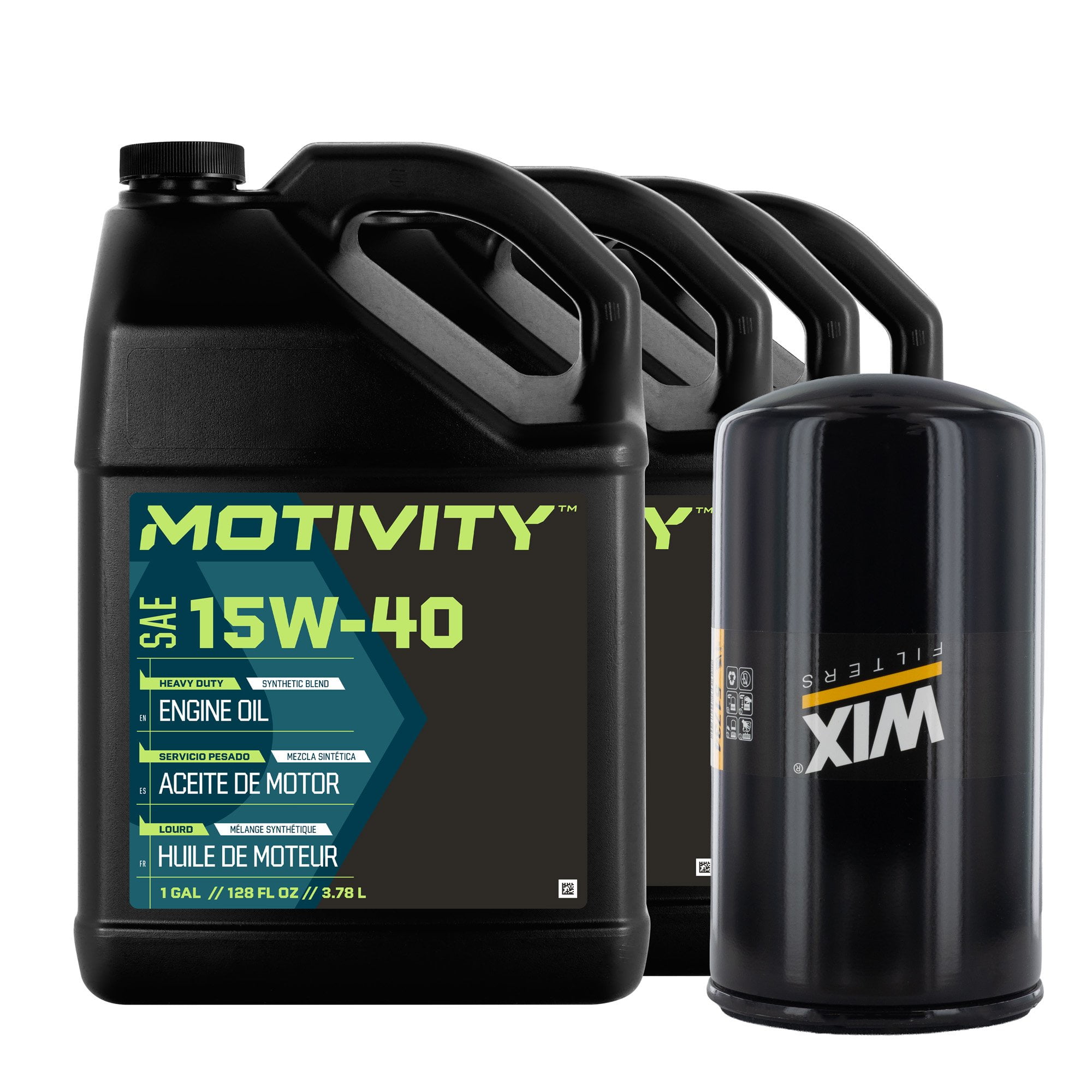 Motivity Heavy Duty 15W-40 Synthetic Oil Change Kit Compatible With ...