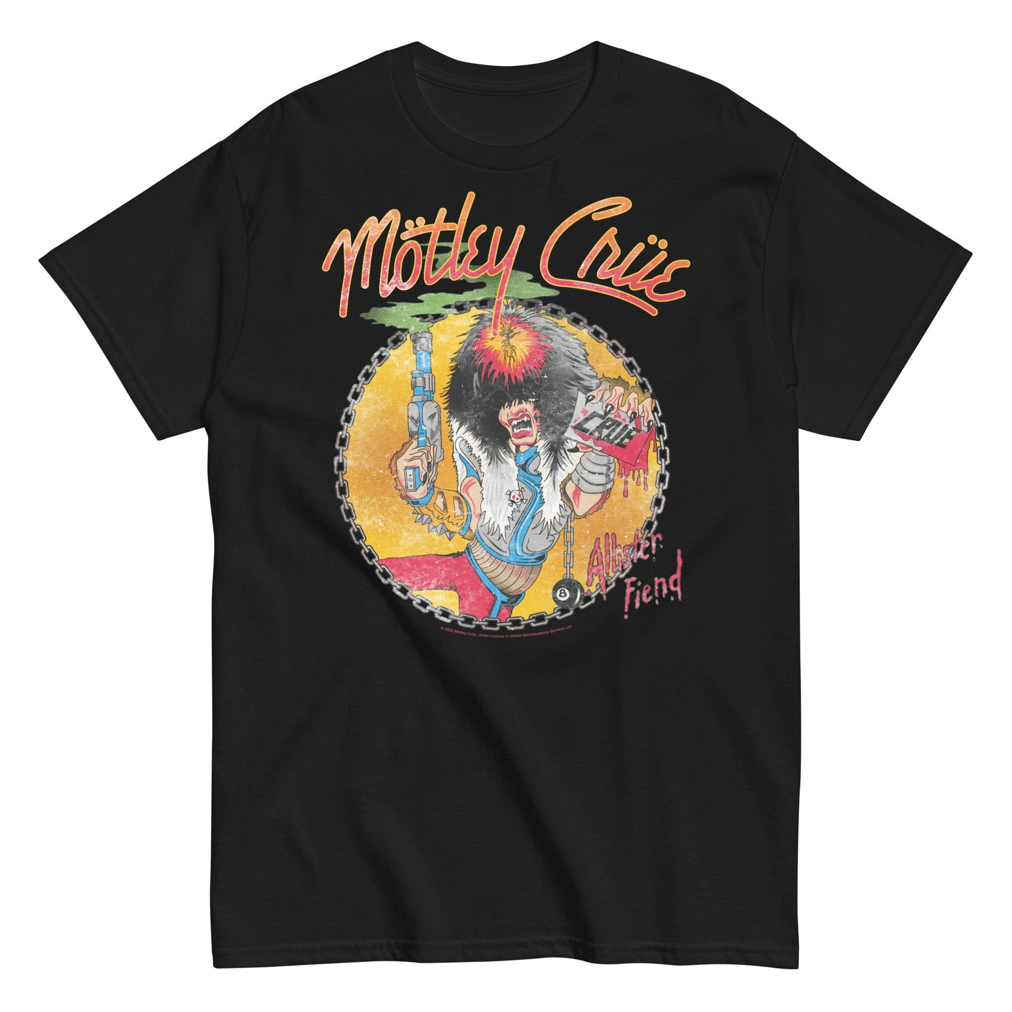 Motley Crue - Allister Fiend Unisex T-Shirt - Black - 3XL - Walmart.com