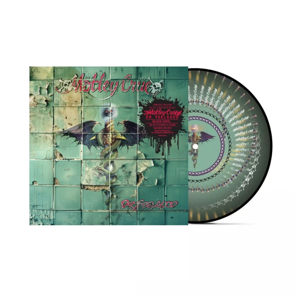 Motley Crue - Dr. Feelgood 35th Anniversary Exclusive Limited Zoetrope Color Vinyl LP - Walmart.com
