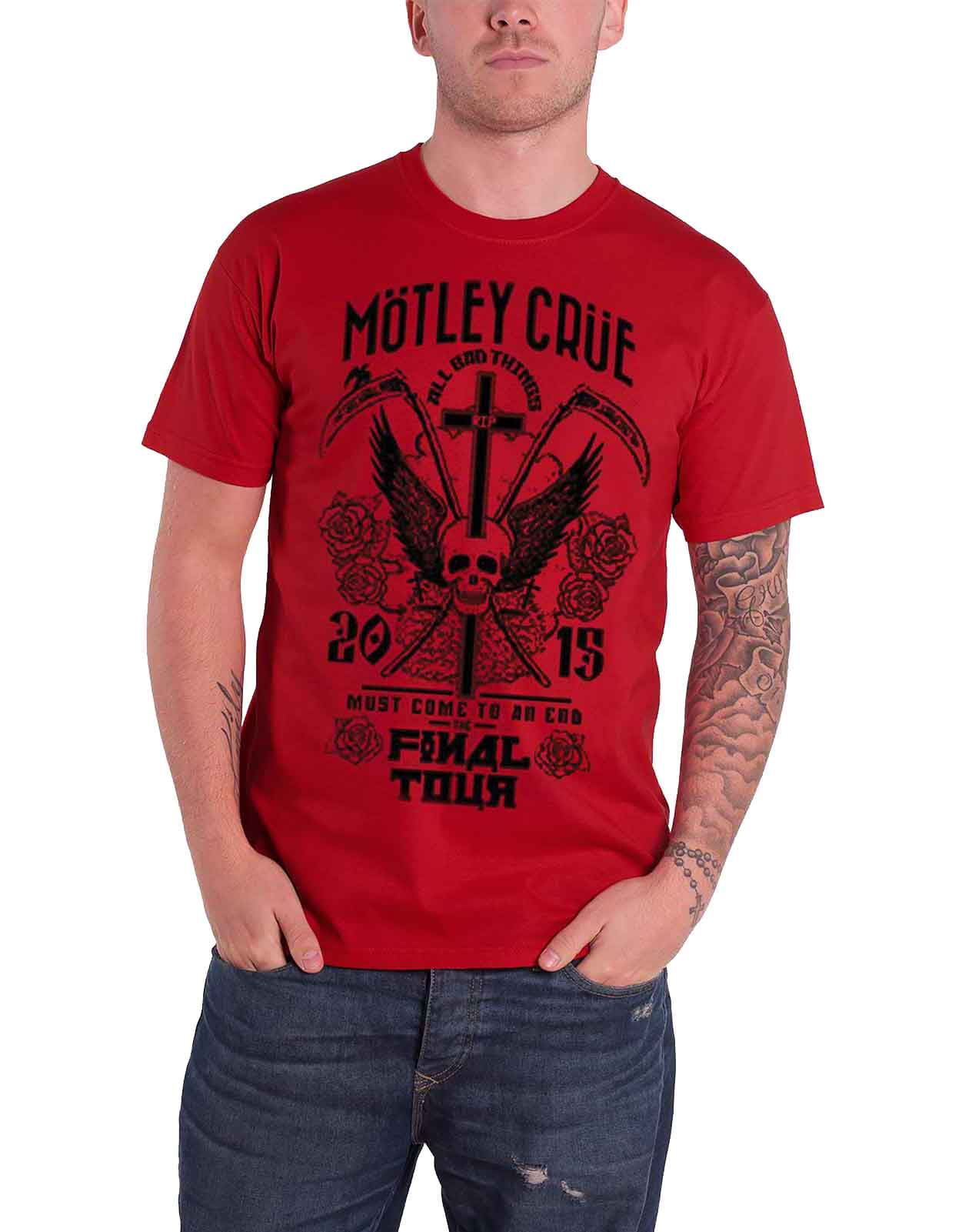 Motley Crue Final World Tour 2015 T Shirt - Walmart.com