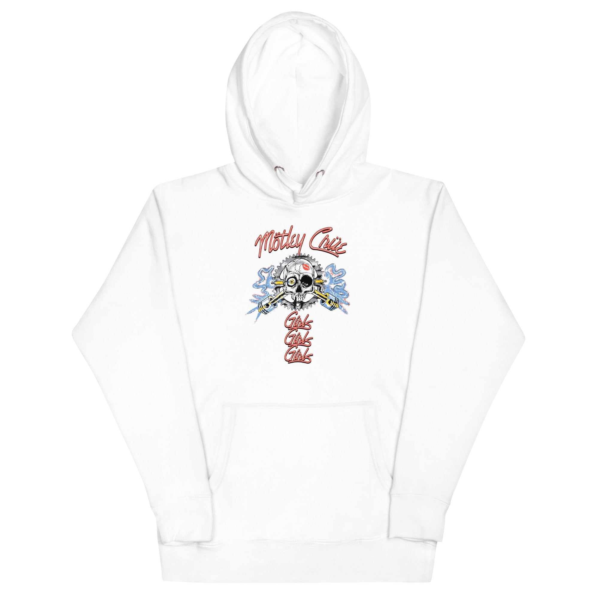 Motley Crue Girl's Skull Classic Hoodie - Walmart.com