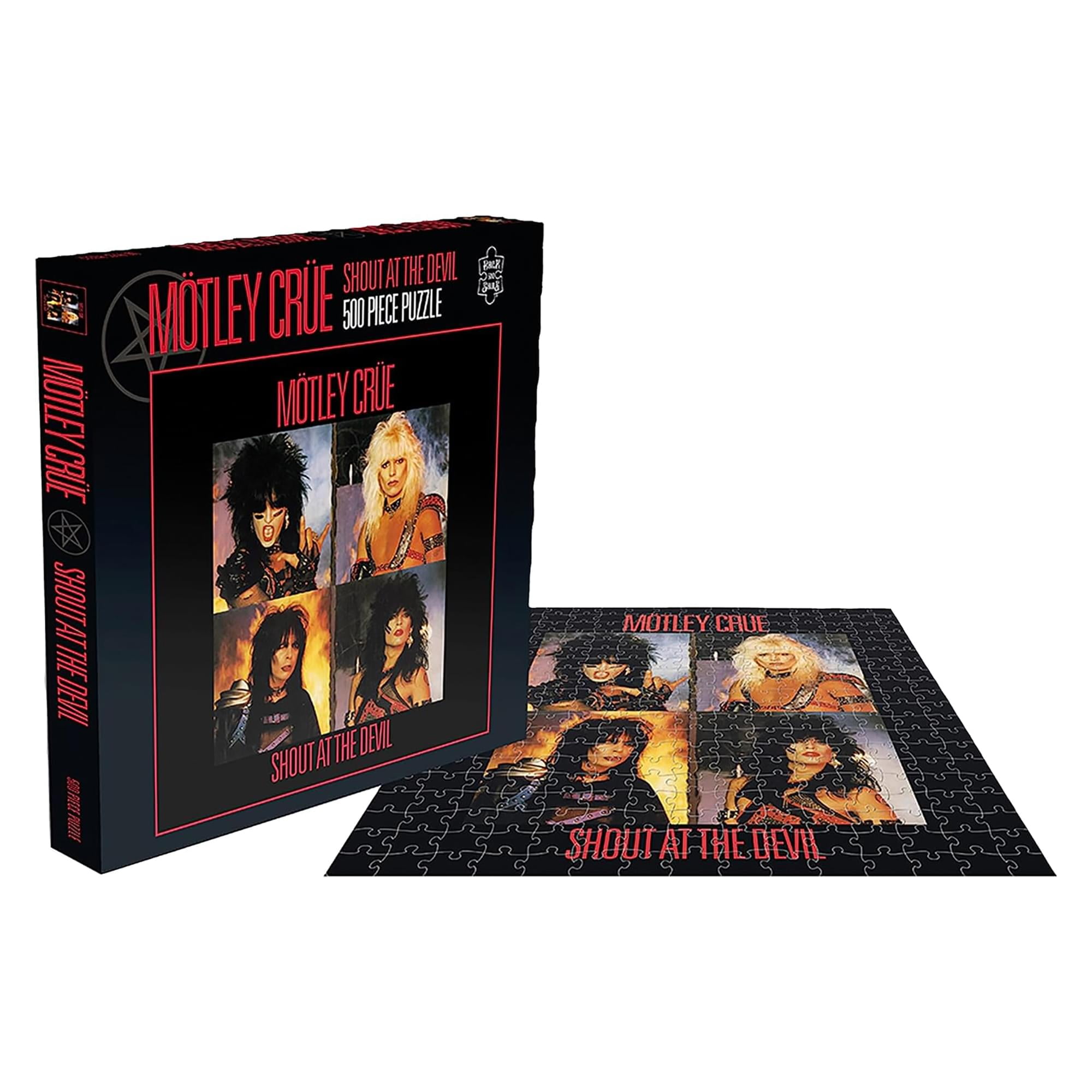 Motley Crue Shout At The Devil 500 Piece Jigsaw Puzzle - Walmart.com