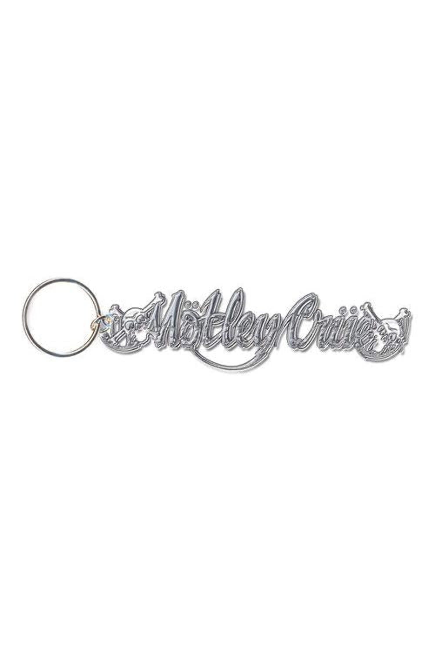 Motley Crue - Skull Logo Metal Keychain Keyring - Walmart.com