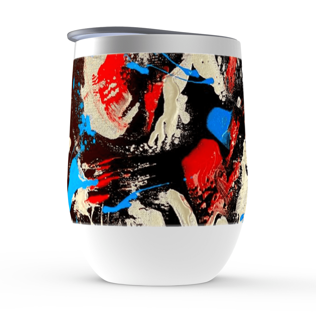 Motley Eye Stainless Steel Stemless Wine Tumbler 12oz | Gift | Bpa Free ...