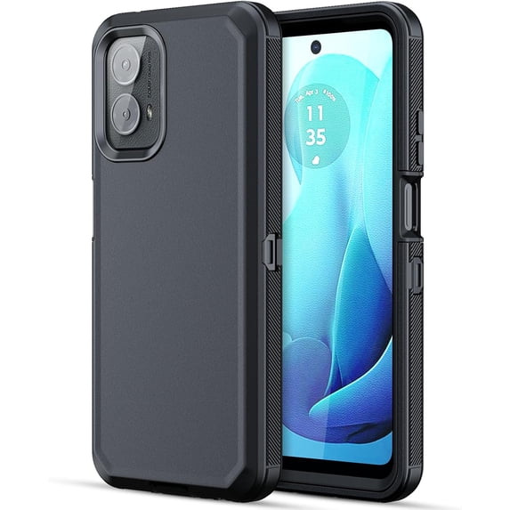 for Moto G 5G 2024 Case, 2 in 1 Dual Layer Heavy Duty Port Protection ...