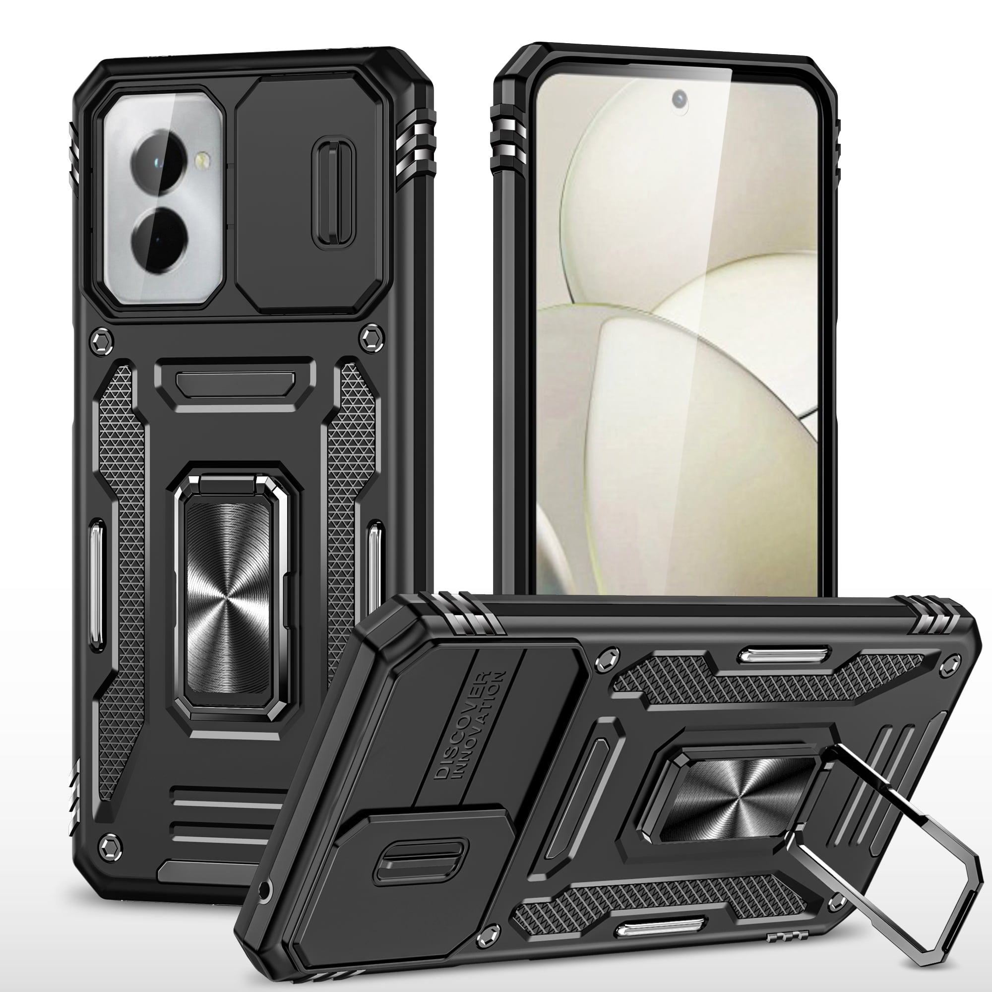 Moto G Power (2025) Case with Lens Protection, Moto G Power (2025) Ring ...