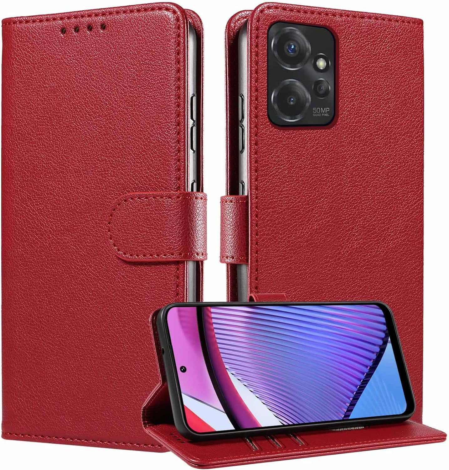 for Moto G Power 5G 2023 Case Wallet,[RFID Blocking Card Slots] Stand ...