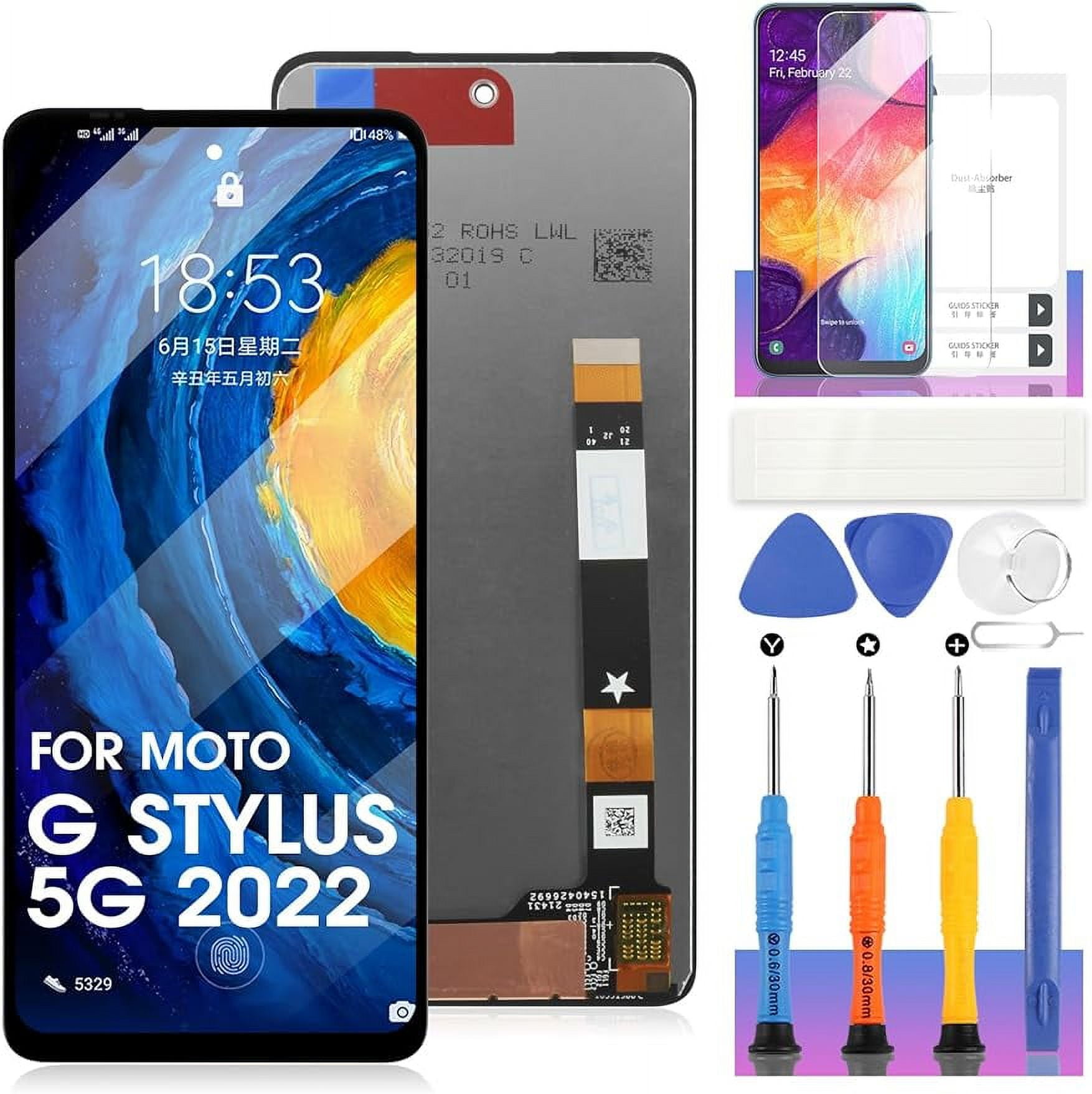 for Moto G Stylus 5G 2022 Screen Replacement G Stylus 2022 Display XT2211-1,XT2215-4 Digitizer ...
