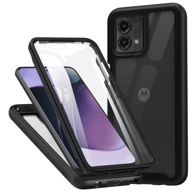 CBUS Moto G Stylus 5G 2023 Heavy-Duty Case, Full Body with Built-in Screen Protector, Impact ...