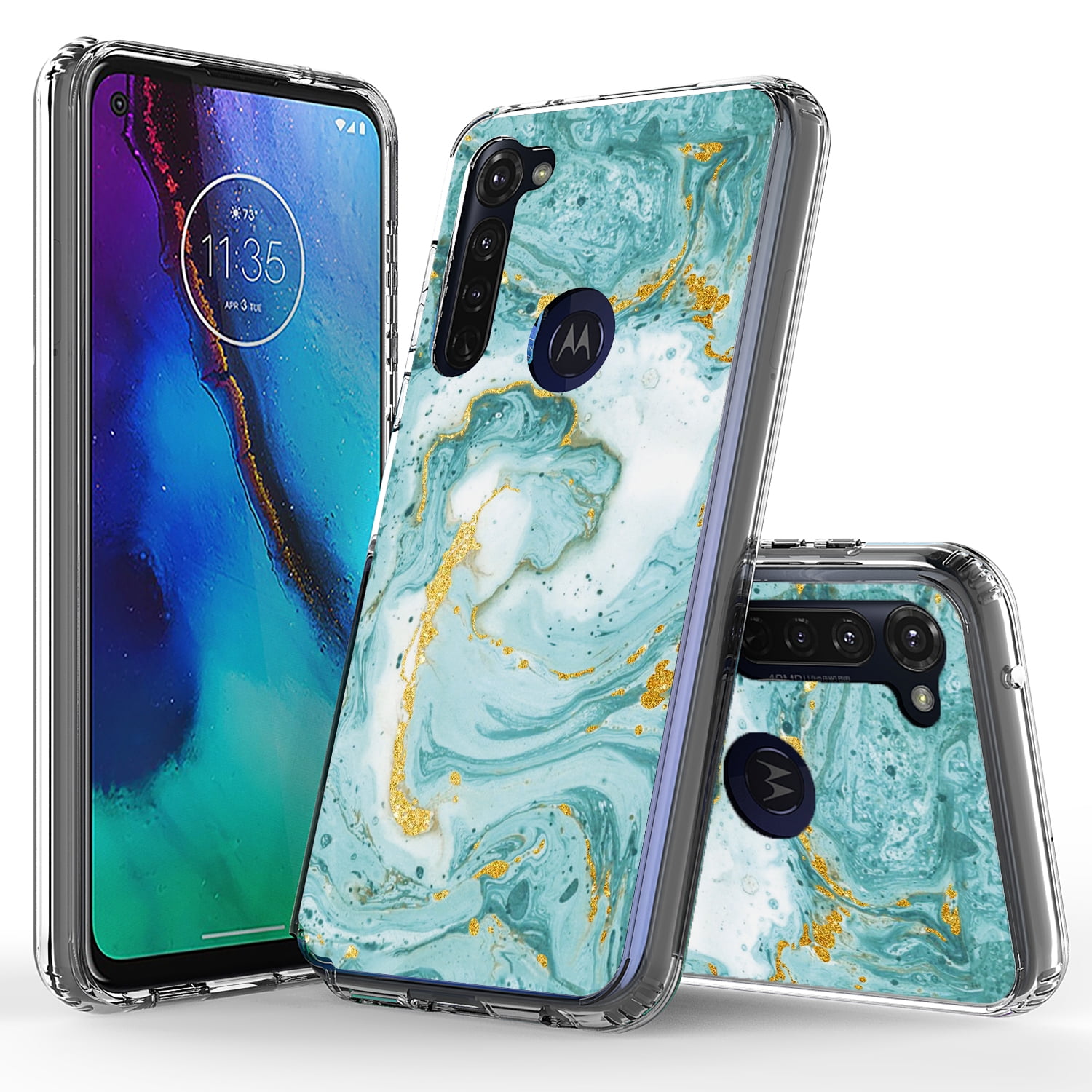 Moto G Stylus Case, Moto G Pro Case, KAESAR Hybrid Bling Glitter ...