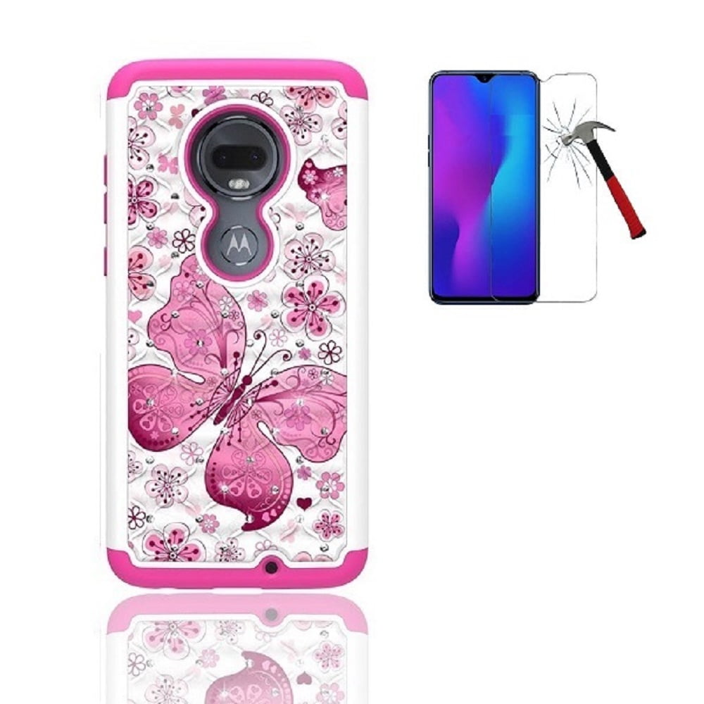 For Motorola Moto G7 XT 1962-4 / Moto G7 Plus XT1965-2 Case, Studded ...