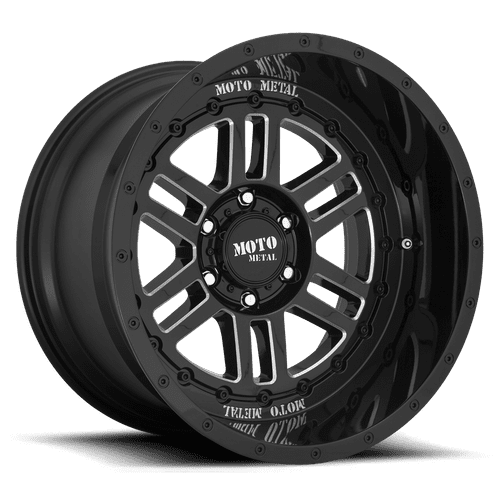 Moto Metal Aluminum Rim MO800 DEEP SIX 20X10in Gloss Black Milled ...