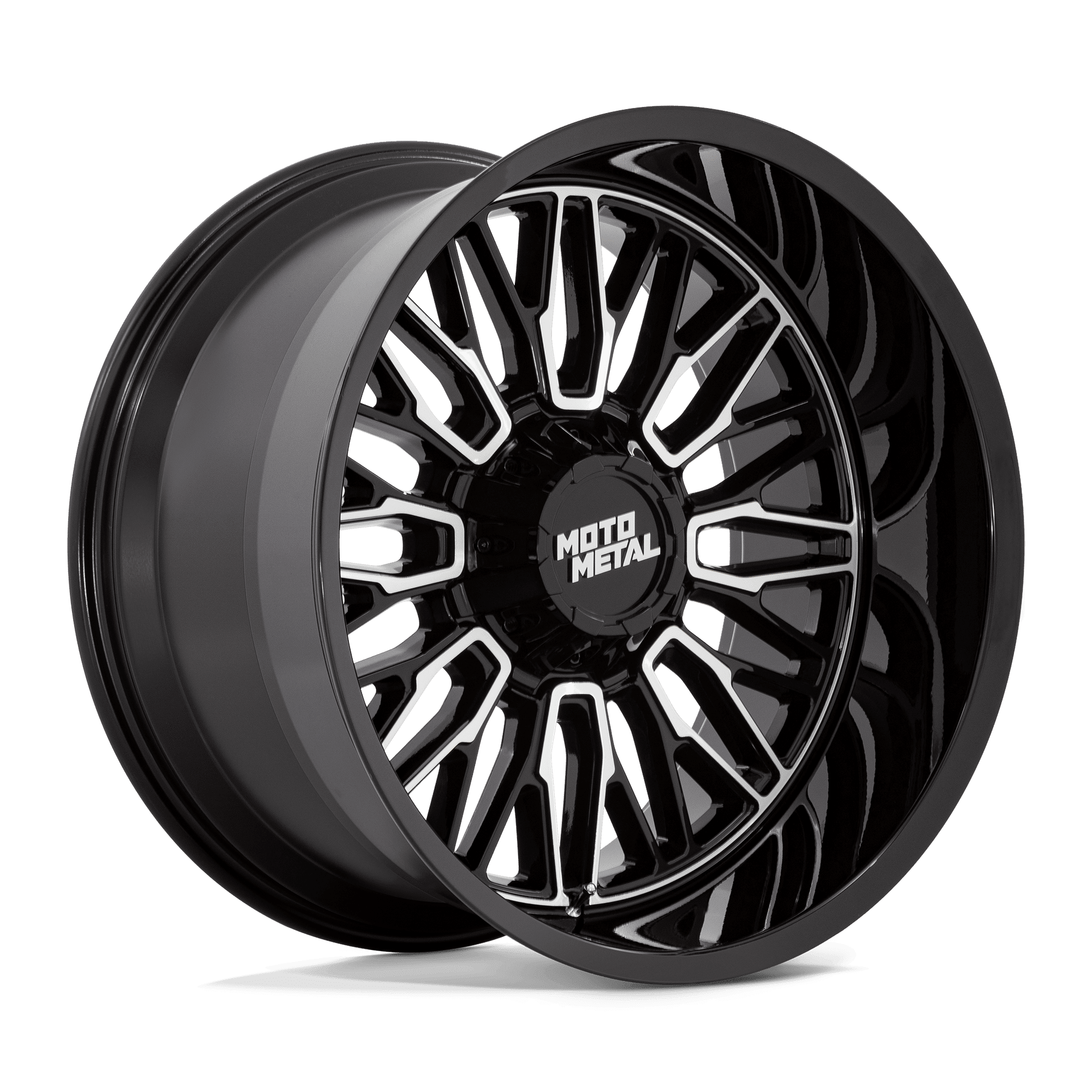 Moto Metal Cast Aluminum Rim MO809 22X12 8X180 G-BLK-MACH -44MM ...