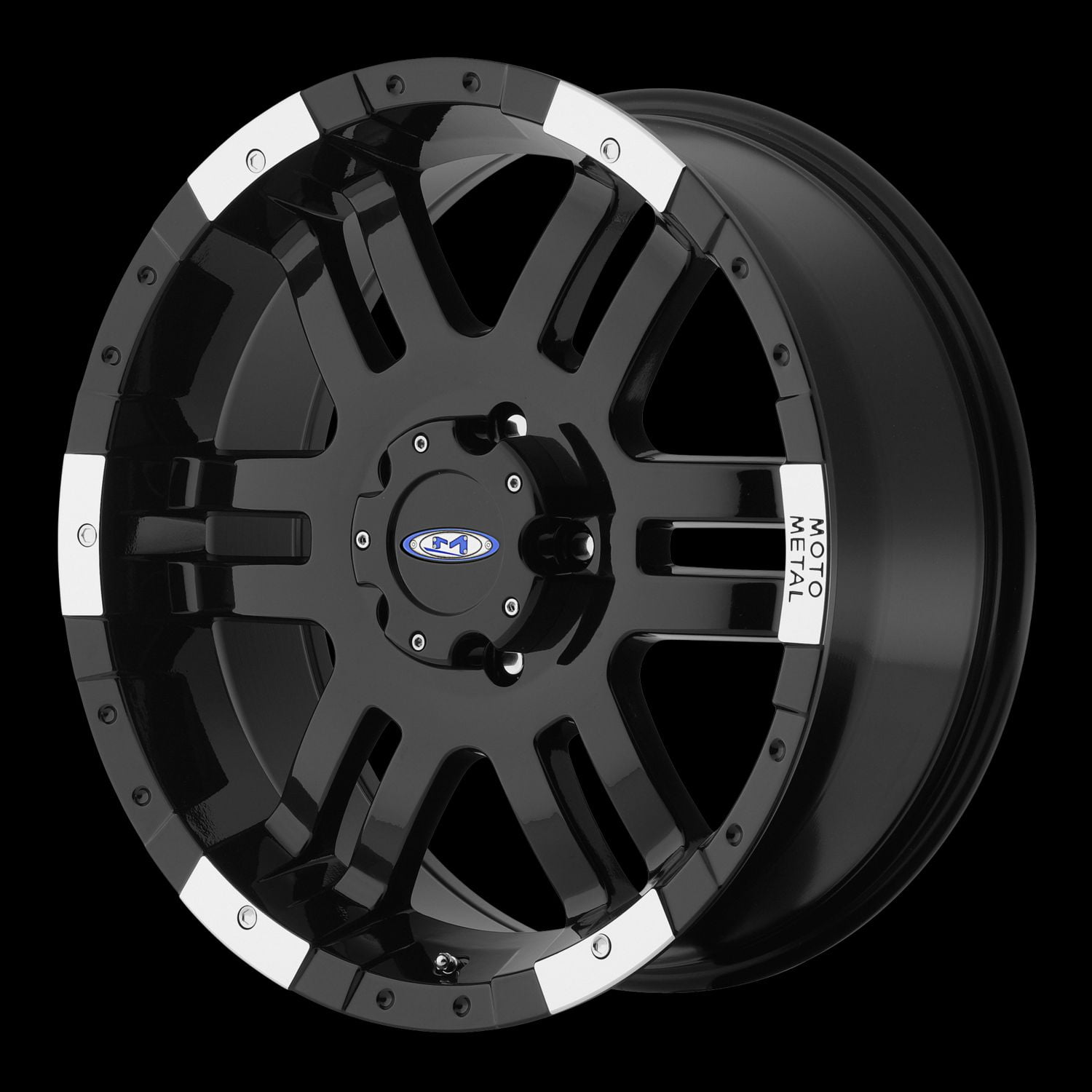 Moto Metal Cast Aluminum Rim MO951 16X9 8X170 G-BLK MACH -12MM ...