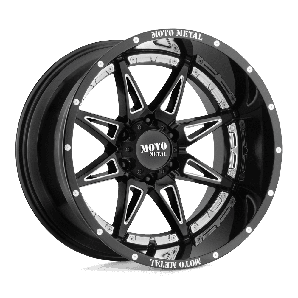 Moto Metal Cast Aluminum Rim MO993 17X9 5X5.0 G-BLK MILL -12MM ...