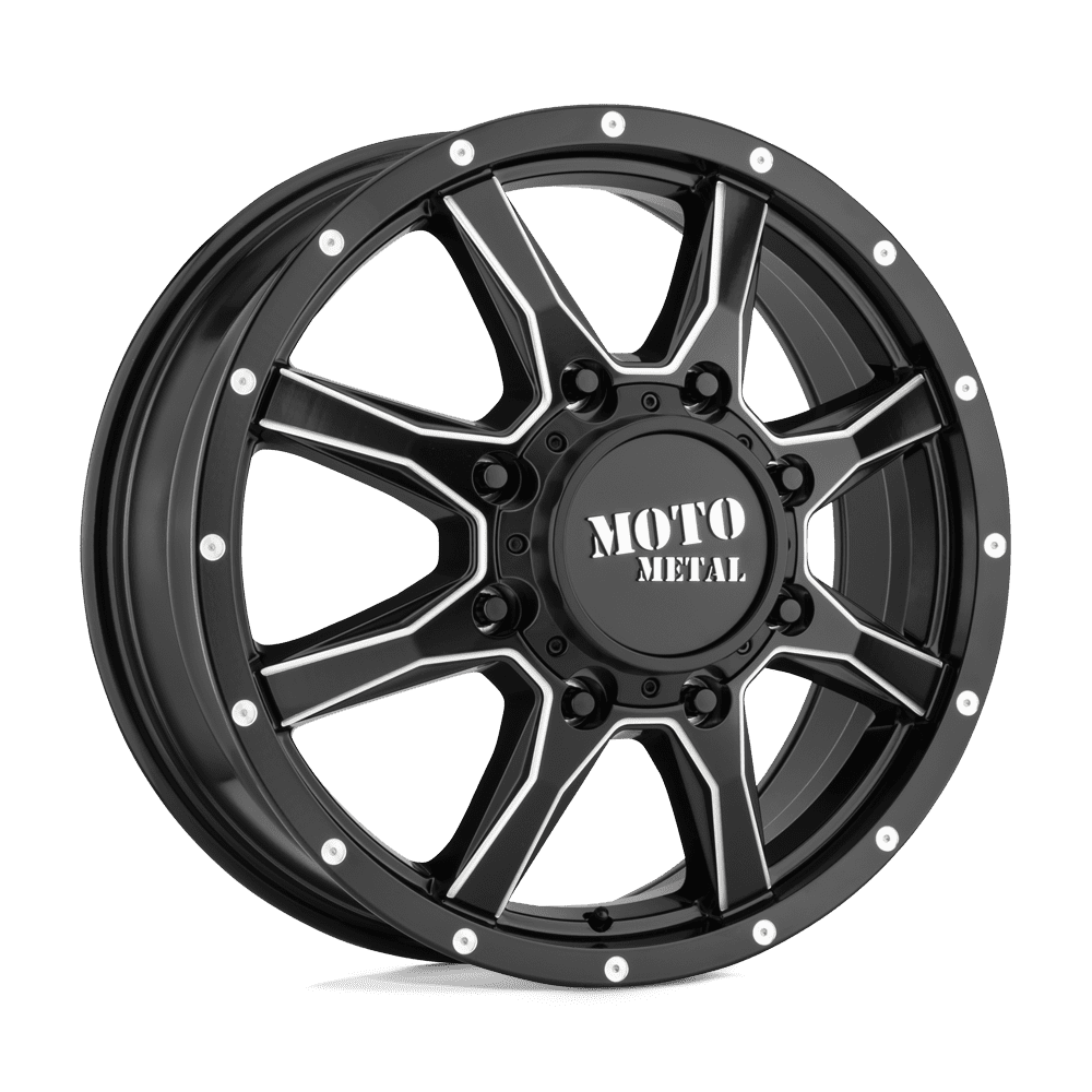 Moto Metal Cast Aluminum Rim MO995 20X8.25 8X6.5 S-BLK MILL 127MM ...