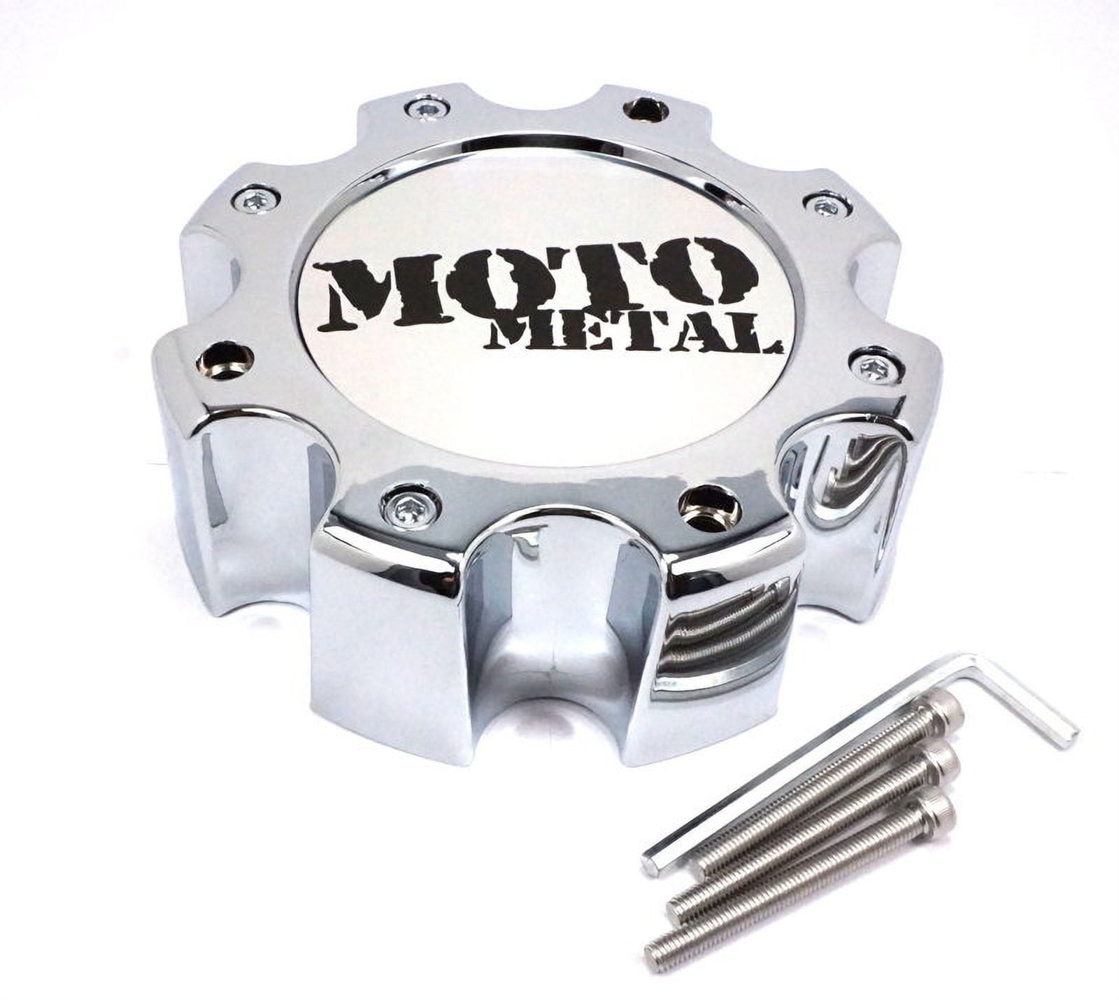 Moto Metal Chrome Wheel Center Hub Cap 8 Lug 8x165 8x170 8x180 for ...