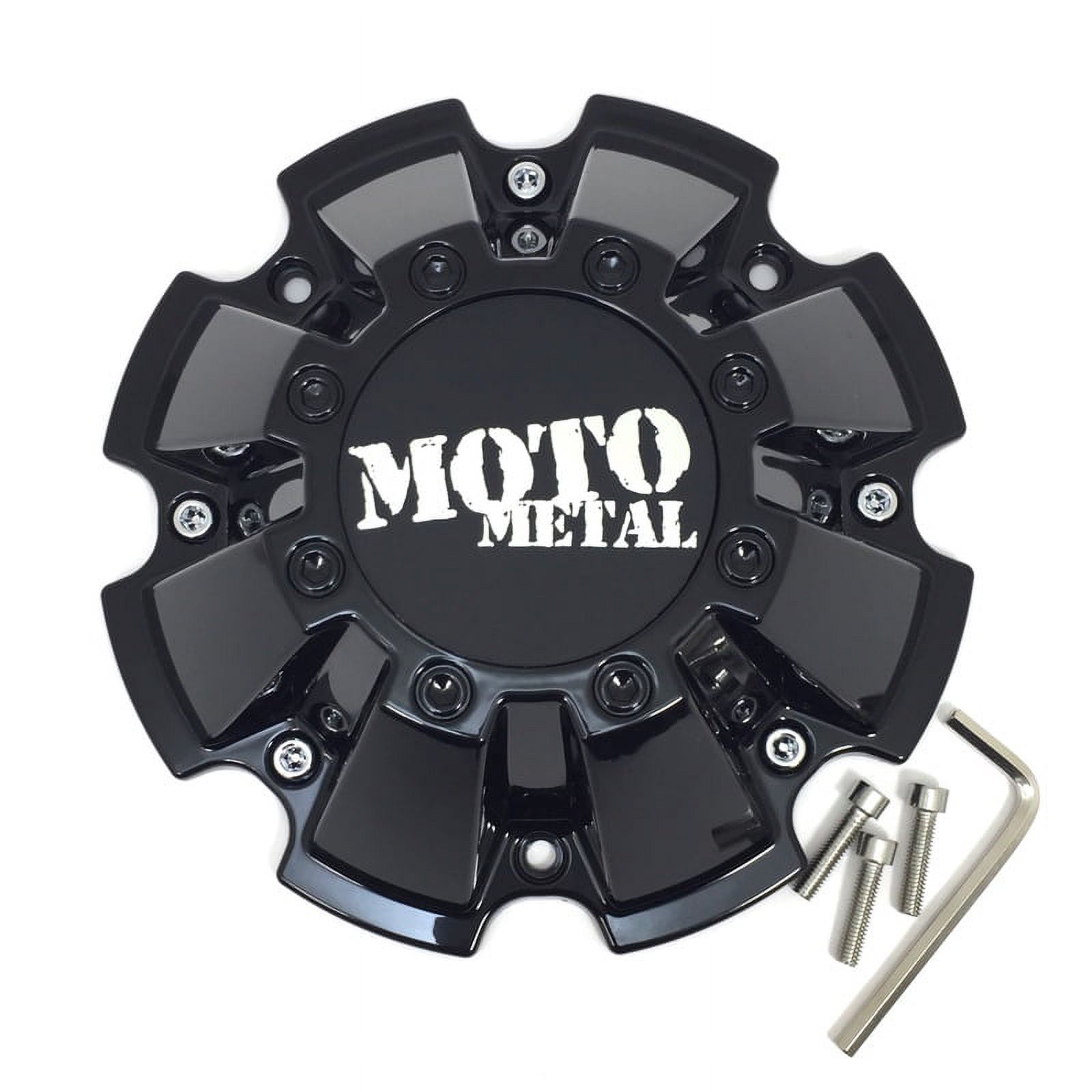 Moto Metal Gloss Black Center Cap w/Screws/Allen Tool, Model M793BK01 ...