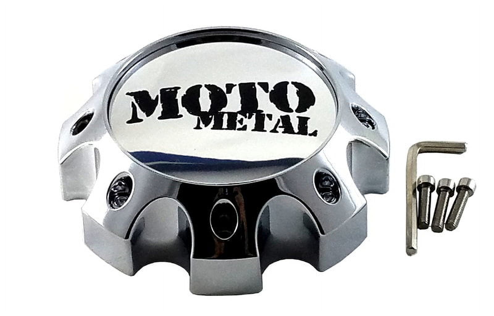 Moto Metal Custom Chrome Wheel Center Hub Cap 6 5/8" OD 8 Lug for MO976 ...