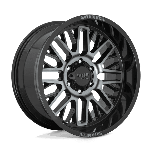 Moto Metal Mo802 20X9 6X139.7 False 106.1Cb Gloss Black Machined With ...