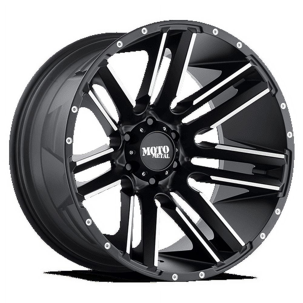 20x9 Moto Metal MO978 RAZOR Satin Black Machined Wheel 5x5 (18mm ...