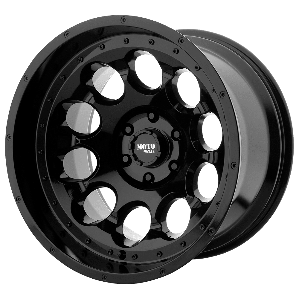 Moto Metal Rotary 17X9 5X127 -12Et 125.5Cb Gloss Black Wheel - Walmart.com