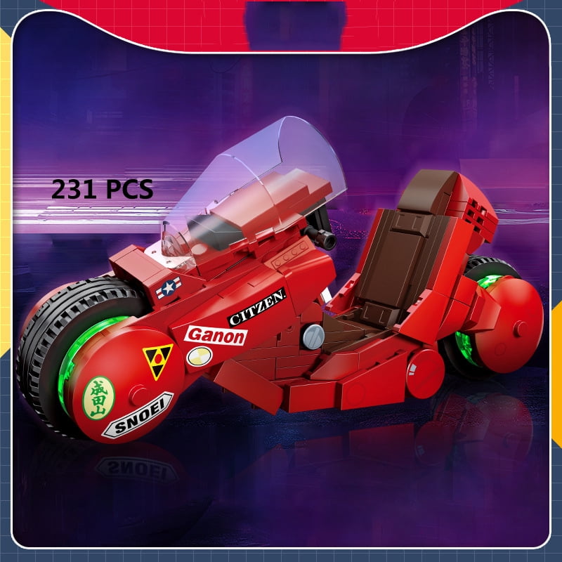 Moto Motorcycle Sets Blocks Racing Off Road Vehicle Model Building ...