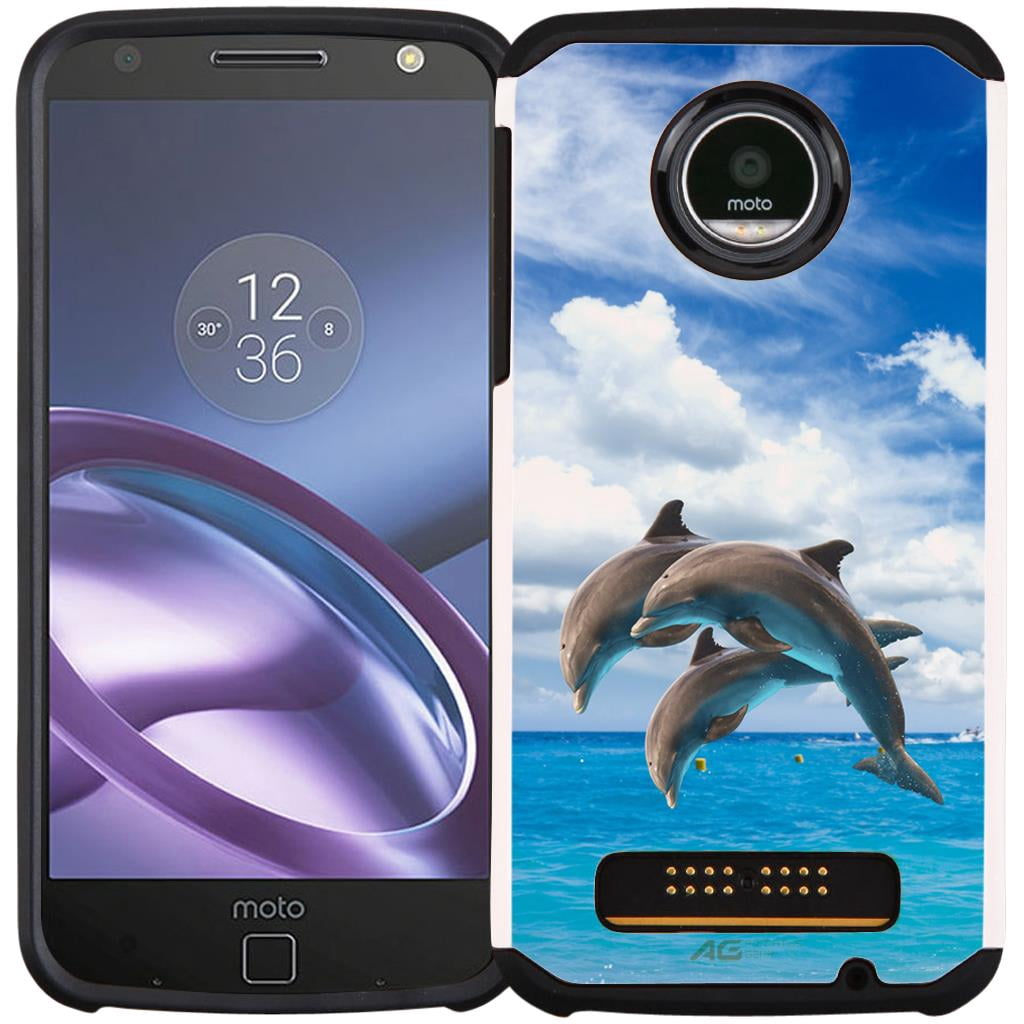 Moto Z Play Droid Case - Armatus Gear (TM) Slim Hybrid Armor Case ...