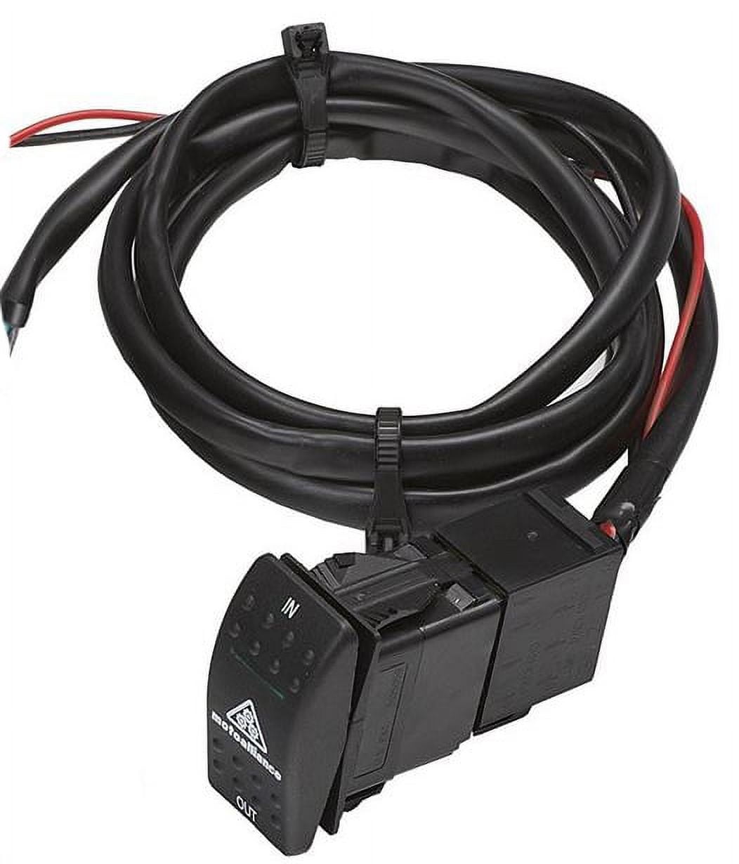 MotoAlliance VIPER UTV Winch Flush Mount Dash Switch, Green Backlight ...