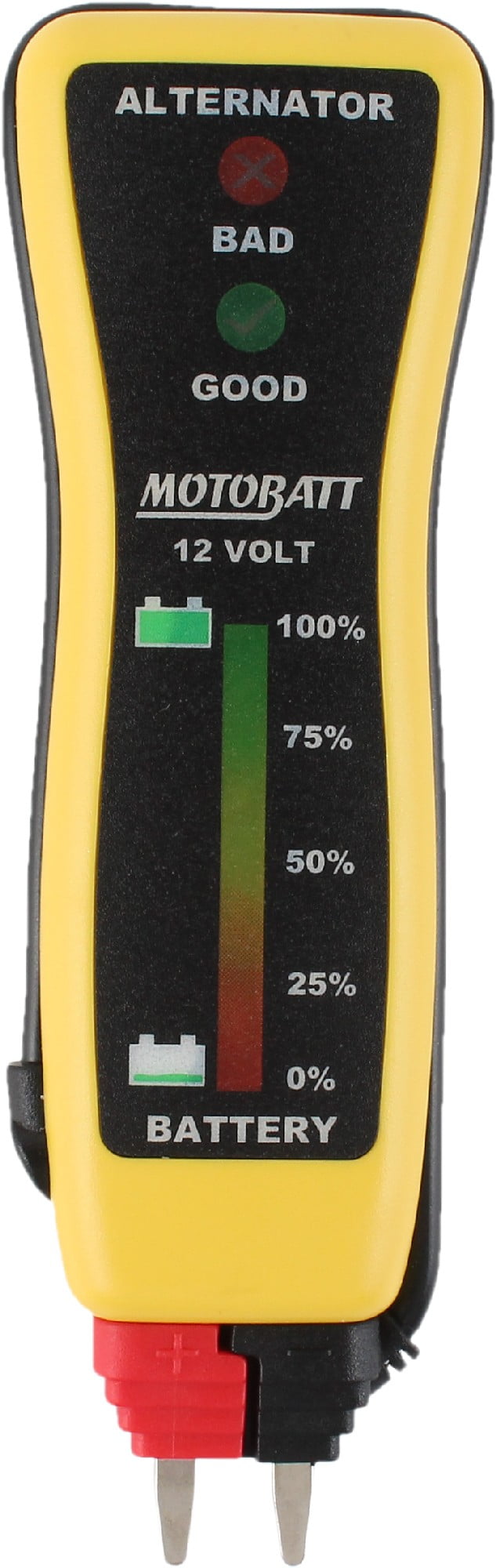 MotoBatt MBVM Pocket Voltmeter Tester for 12V Battery and Charging ...