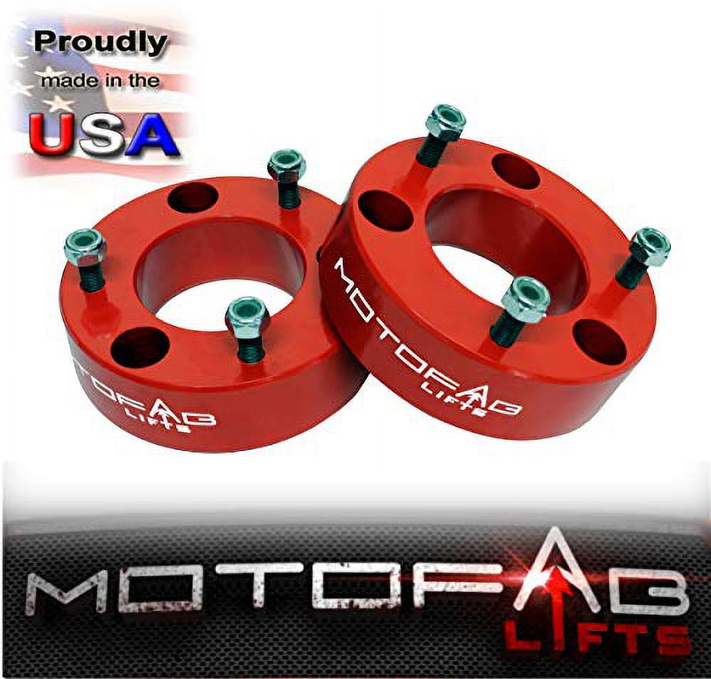 MotoFab Lifts F150-2.5RED - 2.5" Front Leveling Lift Kit That fits F150 ...
