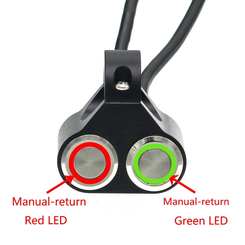 MotoLovee Motorcycle Switches 22mm Handlebar Mount Switch Headlight ...