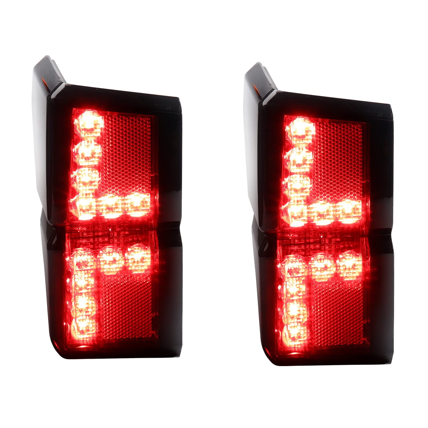 MotoParAcc Smoked UTV LED CM31 Brake Tail Lights, Rear Taillights Fit ...