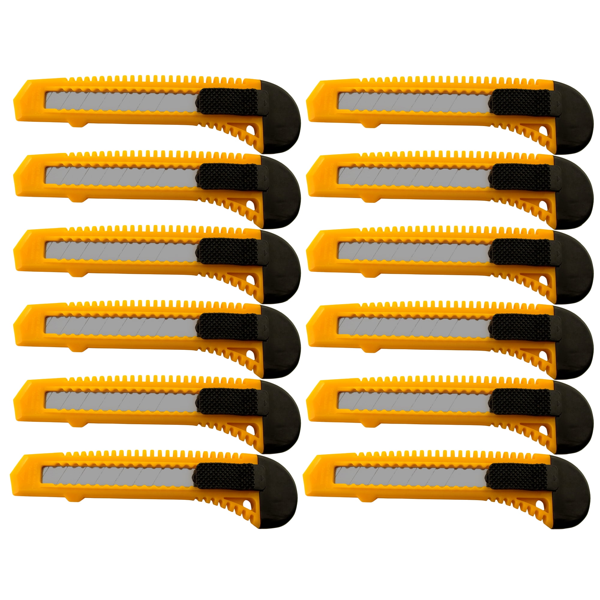 MotoProducts 12 Yellow Retractable Utility Knife Wholesale 6 inch ...