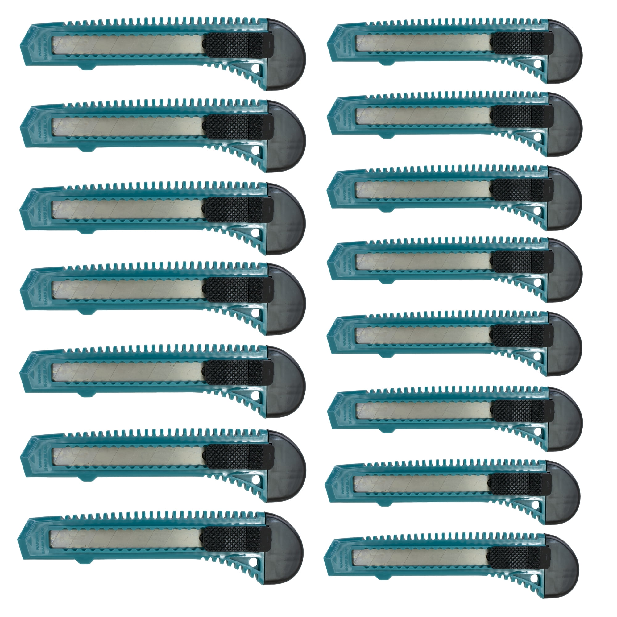 MotoProducts 15 Bulk Turquoise Retractable Utility Knife Wholesale 6 ...
