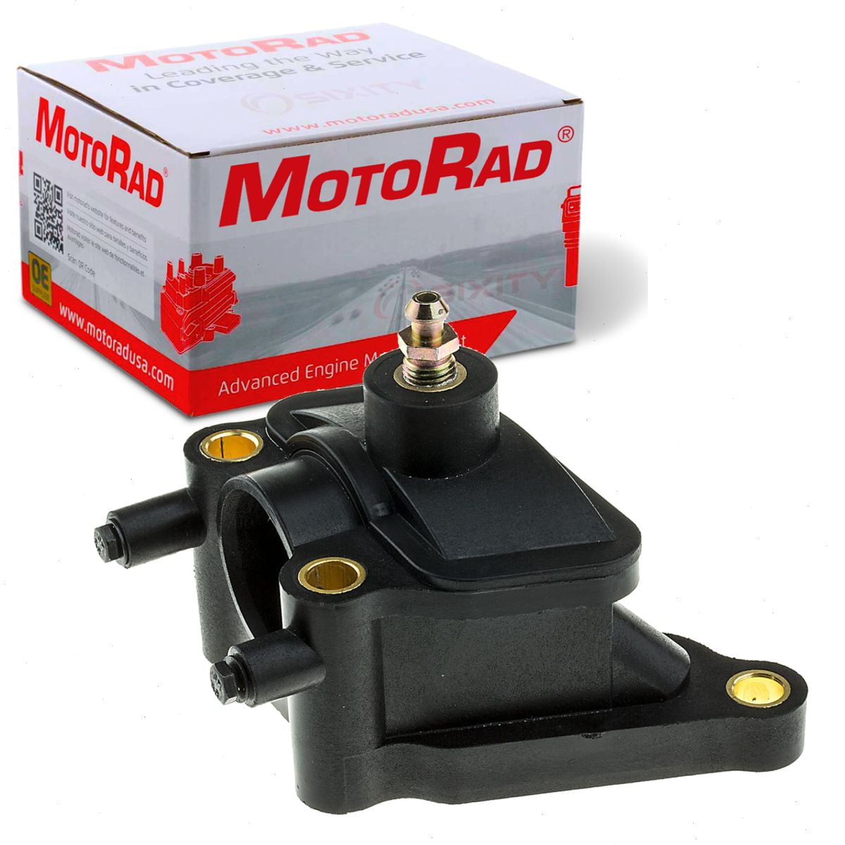 MotoRad Engine Coolant Thermostat Housing compatible with Chrysler 300 ...