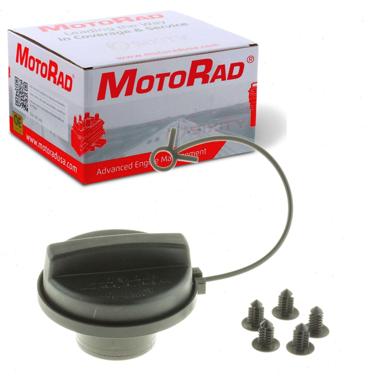 MotoRad Fuel Tank Gas Cap compatible with Ford F-150 4.2L 4.6L 5.4L V6 ...