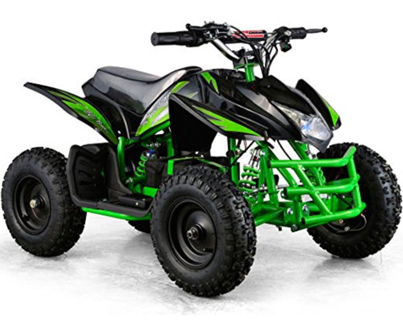 MotoTec 24V Kids Battery Powered ATV Four Wheeler Titan V5 Black ...